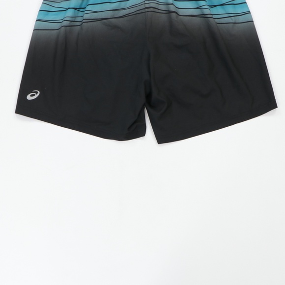 Shorts | Asics Striped Running Jogging Gym Shorts Black | Poshmark